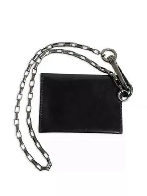 Dolce & Gabbana Dg Logo Chain-strap Wallet - Black