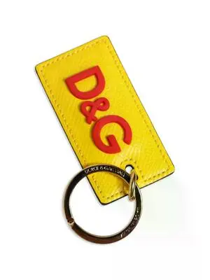 Dolce & Gabbana Logo-detail Leather Keyring
