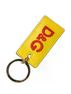 Dolce & Gabbana Logo-detail Leather Keyring
