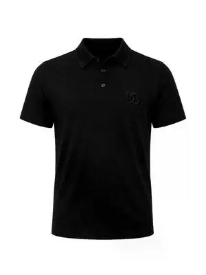 Dolce & Gabbana Dg Logo Piqué Polo Shirt