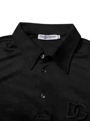 Dolce & Gabbana Dg Logo Piqué Polo Shirt