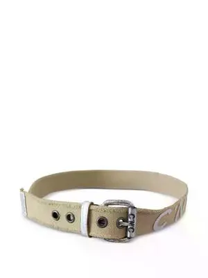 Costume National Logo Buckle Belt - Neutrals