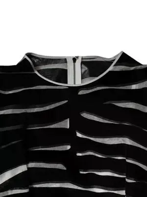 Dolce & Gabbana Zebra Print A-line Mini Dress