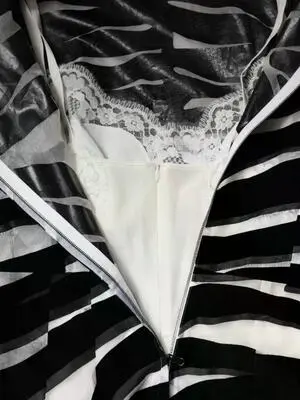 Dolce & Gabbana Zebra Print A-line Mini Dress