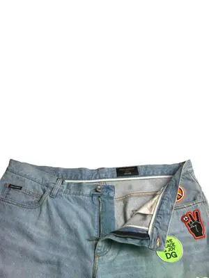 Dolce & Gabbana Patchwork Denim Shorts