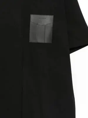 YES LONDON Leather-patch Pocket T-shirt