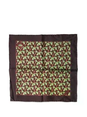 Dolce & Gabbana Cactus-print Handkerchief - Brown