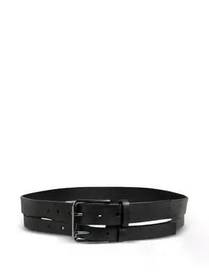 Dolce & Gabbana Double Strap Leather Belt