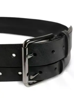 Dolce & Gabbana Double Strap Leather Belt