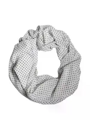 Dolce & Gabbana Polka-dot Scarf - White