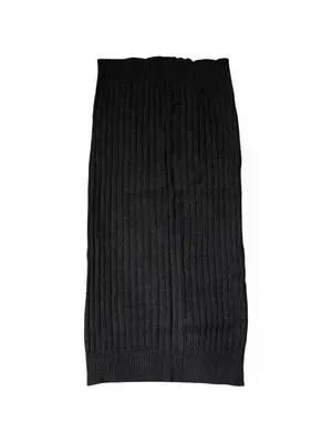 Dolce & Gabbana Ribbed-knit Scarf - Grey