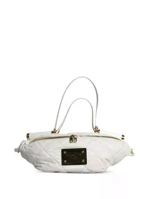 Dolce & Gabbana Quilted Logo Plaque Belt Bag