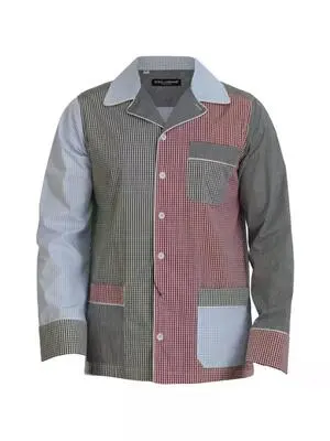 Dolce & Gabbana Patchwork Gingham Shirt