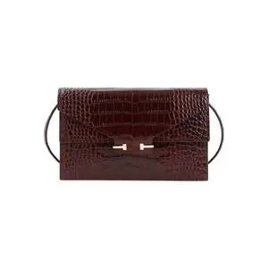 TOM FORD Croc Effect Mini Bag - Red