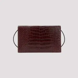 TOM FORD Croc Effect Mini Bag - Red
