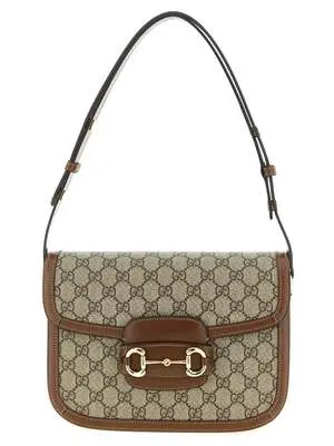 Gucci Horsebit 1955' Shoulder Bag - Brown