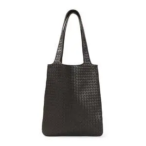 Bottega Veneta Veneto Intrecciato Nappa Tote Bag - Brown