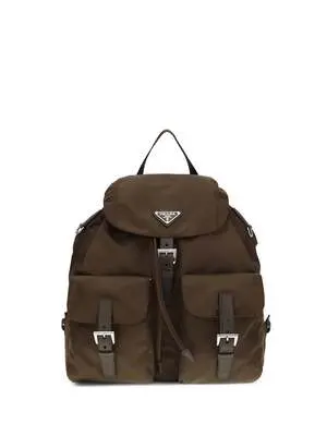 Prada Medium Re-nylon Backpack - Brown