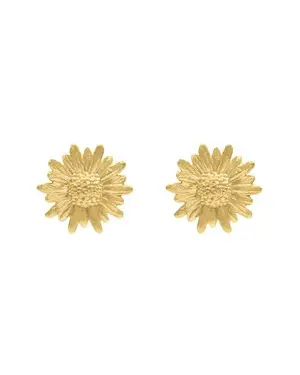 MARCIA MORAN Sunflower Stud Earrings - Gold