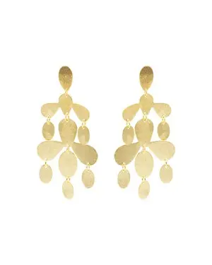 MARCIA MORAN Nerina Chandelier Earrings - Gold