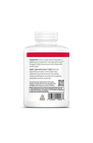 KYOLIC Aged Garlic Extract Formula 109, Blood Pressure Health