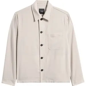Theory Performance Shirt Jacket - Silver Cloud