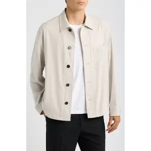 Theory Performance Shirt Jacket - Silver Cloud