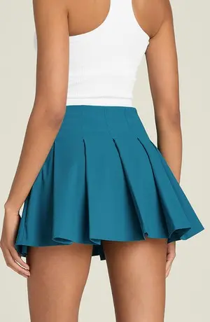 Wilson Pleated Performance Miniskort With Integrated Shorts
