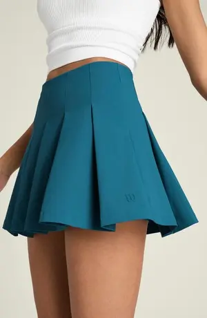 Wilson Pleated Performance Miniskort With Integrated Shorts