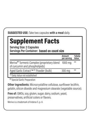 KYOLIC Aged Garlic Extract Formula 111, Healthy Inflammation Response, Curcumin