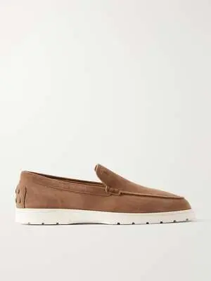 TOD'S Suede Loafers - Brown