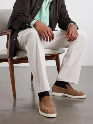 TOD'S Suede Loafers