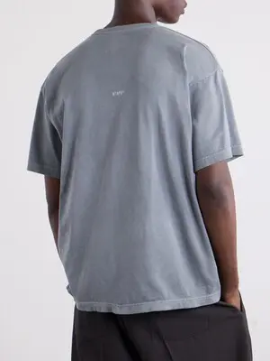 WTAPS Logo-appliquéd Cotton-jersey T-shirt