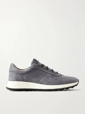 TOD'S Paneled Suede Sneakers