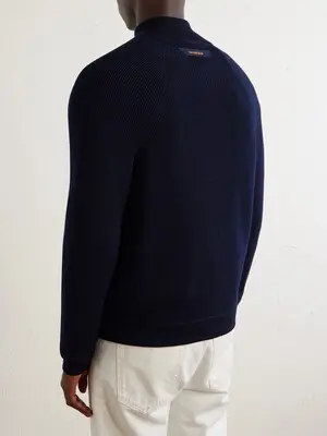 Sease Virgin Wool And Shell Bomber Jacket