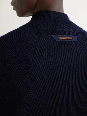 Sease Virgin Wool And Shell Bomber Jacket