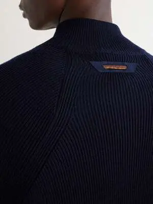 Sease Virgin Wool And Shell Bomber Jacket