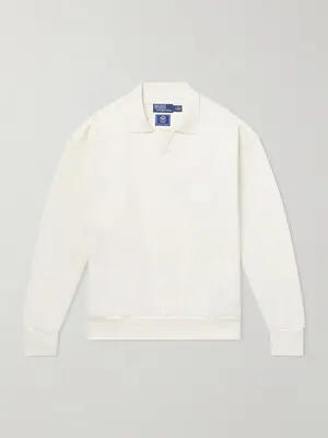 Polo Ralph Lauren Wimbledon Logo-embroidered Cotton Sweatshirt - White
