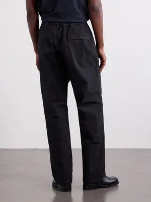 Stone Island Wide-leg Cotton Ripstop Cargo Trousers