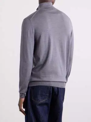 SLOWEAR Zanone Flexwool Half-zip Sweater