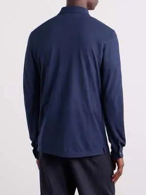 SLOWEAR Zanone Slim-fit Icecotton Piqué Polo Shirt