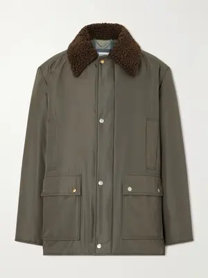 MAISON MARGIELA Hunting Jacket With Plush Trim