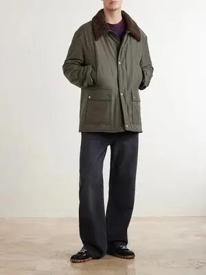 MAISON MARGIELA Hunting Jacket With Plush Trim