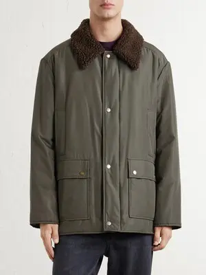 MAISON MARGIELA Hunting Jacket With Plush Trim