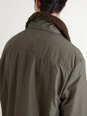 MAISON MARGIELA Hunting Jacket With Plush Trim