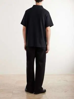 FRAME Cotton-piqué Polo Shirt