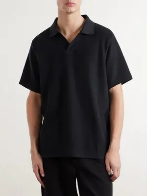 FRAME Cotton-piqué Polo Shirt