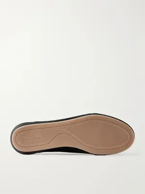 Dolce & Gabbana Suede And Leather Trimmed Low Top Sneakers