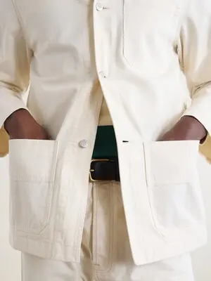 DRAKE'S Denim Overshirt