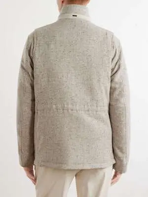 Herno Virgin Wool-tweed Field Jacket